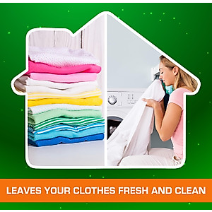 Gain Laundry Detergent Bundle with Gain Detergent, Fireworks Scent Booster, Dryer Sheets and Gift Boutique Lint Stick, For Travel, Dorm Room Supplies, First Apartment, 5 Pack