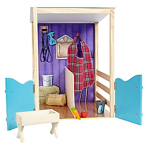 Journey Girls Wooden Horse Stable, Kids Toys for Ages 6 Up by Just Play