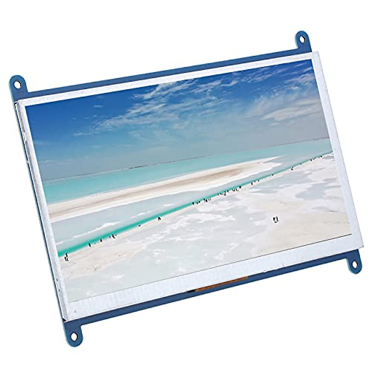 Heayzoki 7 Inch HDMI Monitor LCD Display, Display Screen for Raspberry Pi HDMI 1024 X 600 Backlight Switch, Can Be Used As a Computer Monitor, USB Power Supply