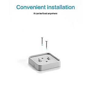 KMC Surge Protector Power Strip, Cube Portable Power Outlet with 4 USB Ports 4.8A and Switch Control, 5-Foot Extension Cord and Detachable Base, Ultra-Compact for Travel and Office