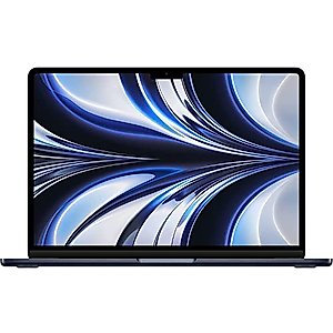 2022 Apple MacBook Air Laptop with M2 chip (13.6 inch , 8GB RAM, 512GB SSD Storage) Midnight (Renewed)