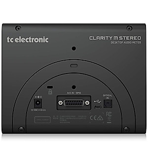 TC Electronic CLARITY M STEREO Stereo Audio Meter with 7" High Resolution Display and USB Connection for Plug-In Metering