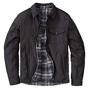 ScorpionEXO Morpheus Reversable Jacket (Black/Plaid Grey - X-Large)