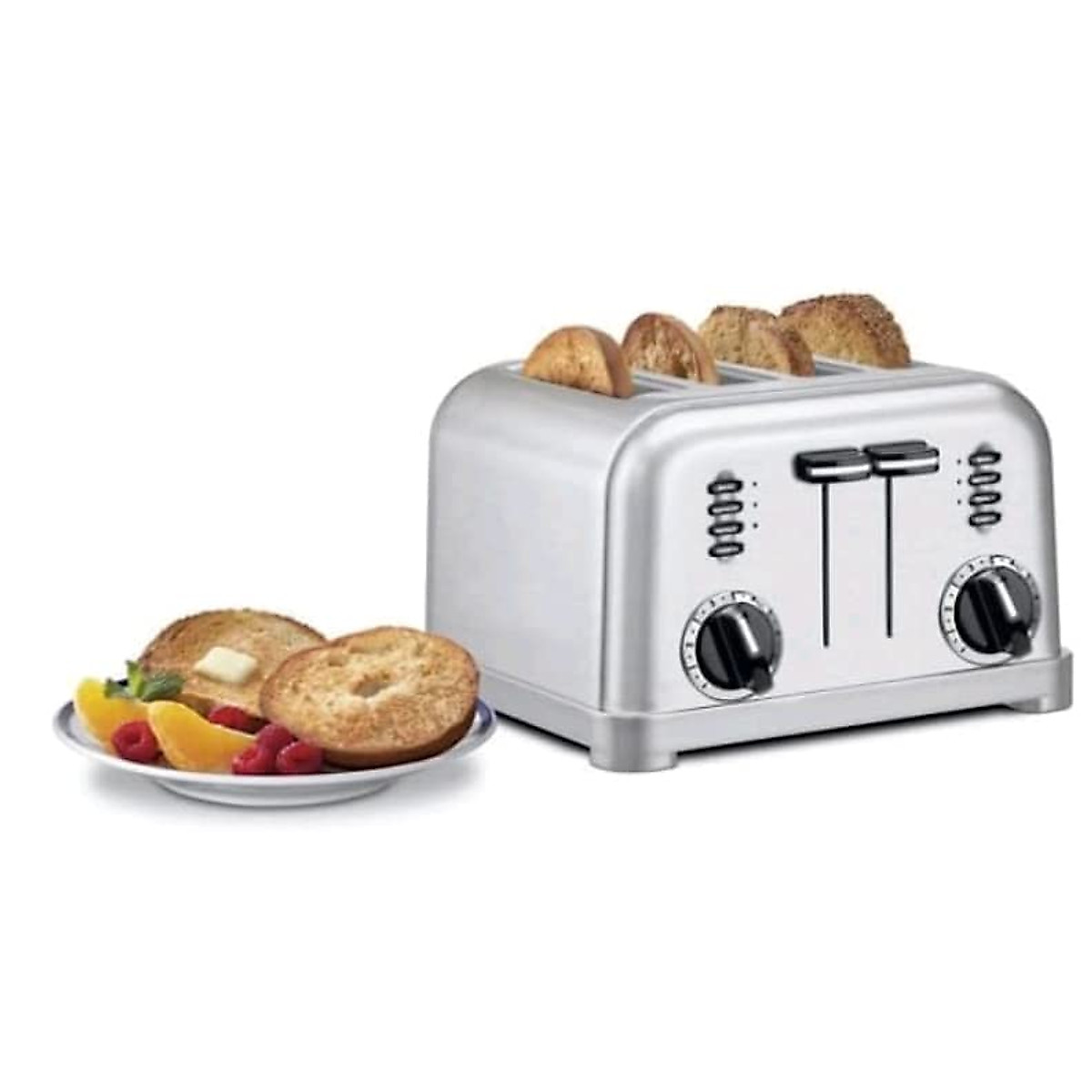 DEIKEB Slivers 4 Slice Metal Classic Toaster13.00 X 12.00 X 9.00 Inches