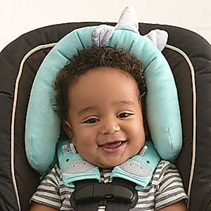 Travel Bug Baby & Toddler 3-Piece Head Support & Strap Covers Set for Car Seats, Strollers & Bouncers … (Dinosaur)