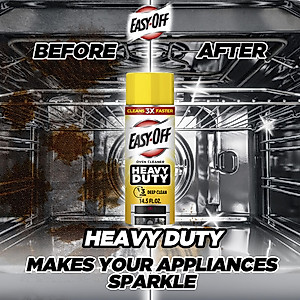 Easy-Off Heavy Duty Oven Cleaner, Regular Scent 14.5 oz Can