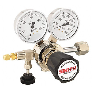Silverline Series High Purity Gas Regulator 0 to 150 psi, 2", Carbon Dioxide