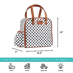 Fit+Fresh Wichita Adult Insulated Lunch Bag women love as a Lunchbox or Lunch Tote - Cute Small Lunch Box For Women - Lunch box men, lunch bags women, insulated lunch box, lunch boxes, adult lunch