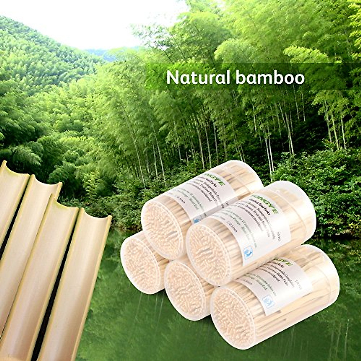 Mini Bamboo Forks 3.5 inch, Cocktail Forks Appetizer Forks, Small Forks for Appetizer, Disposable/Tiny/Food Picks for Party Fruit/Charcuterie Accessories, Wooden/Wood Toothpick Kids Safe. 110 PCS