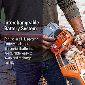 Husqvarna 970569904 350iB 40V LeafBlaster Brushless Lithium-Ion Cordless Leaf Blower Kit