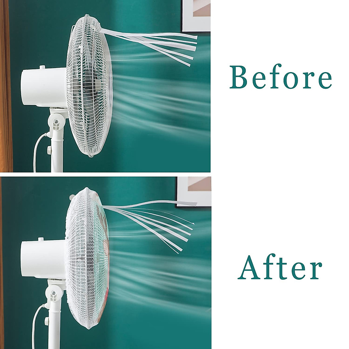 bo sher 2 Pack Fan Cover16'' Safety Protection Cover for Kids Anti?Pinch Hand Finger Protector Washable Guard NetPerfect Parents of Toddlers