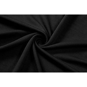 Kindcall Black Long Sleeves Thermal Shirts for Women Turtleneck Dark Academia Clothing Turtle Neck Athletic Casual Tops (Black Medium)