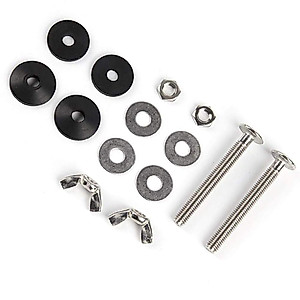 2 Pcs Leaking Toilet Close Coupling Toilet Bolts and Seal Set Toilet Bolt Set to Floor Kit Repair Fixings for Toilet Bidet