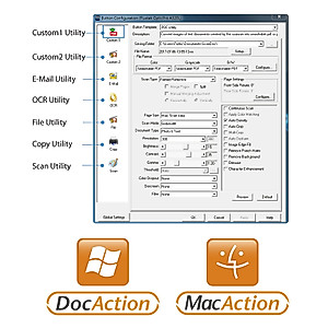 Plustek OpticPro A320L - A3 CCD Graphic Flatbed Scanner, 1600 dpi Resolution with Dual Light Design. Suitable for Graphic Design, Artwork and Artists. Support Mac, Windows, Twain and ICA