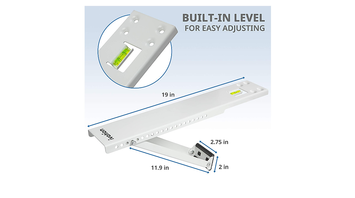 Ivation Universal AC Support Bracket - Easy Install & Secure