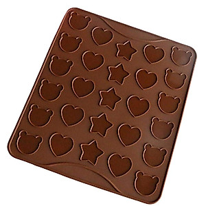 Eastbuy Macaron Mat - Professional Macaron Cookie Non-Stick Silicone Macaron Baking Mold Baking Tool Macaron Baking Mold 48 Capacity Macaroon Kit