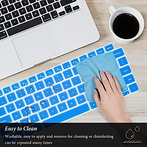 Keyboard Cover Skin for Dell Latitude 7410 7420 7430 7440 5440 5420 5430 5431 14" Notebook, Dell Latitude 7520 15.6 inch/Dell Latitude 9420 9430 9510 9520, Dell Latitude 14" 15.6" Accessories-Blue