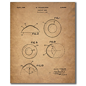 Optometrist Patent Wall Art Prints - Set Of 6 Eye Doctor Vintage Photos