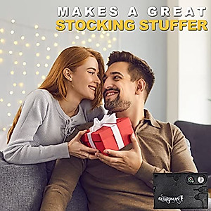 Credit Card Multitool Upgraded 18 in 1 Survival Multipurpose Wallet Tool Card Knife Fire Starter, Whistle, Compass Dad Gift for Men Fathers Day and Christmas Gift