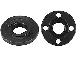 Grinder Angle Spanner Wrench Flange Nut for Dewalt 193465-4 Black Decker Ryobi Makita 4.5 Inch 5 Inch 5/8-11, 1PC Angle Grinder Flange Wrench and 6PCS Flange Nuts