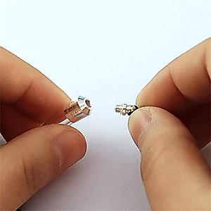 2PCS Fillable Glass Vial Bracelets Keepsake Urn Bracelts for Ashes Glass Urn Bracelets for women(Blue Bracelet)