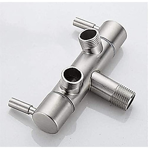 JIYTG Wall Bracket Hose Set 304 Stainless Steel Bidet Sprayer Toilet Partner high Pressure Spray Gun Flushing Set