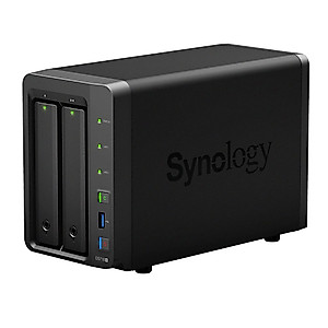 Synology DiskStation DS718+ NAS Server for Business with Intel Celeron CPU, 6GB Memory, 4TB HDD Storage, DSM Operating System