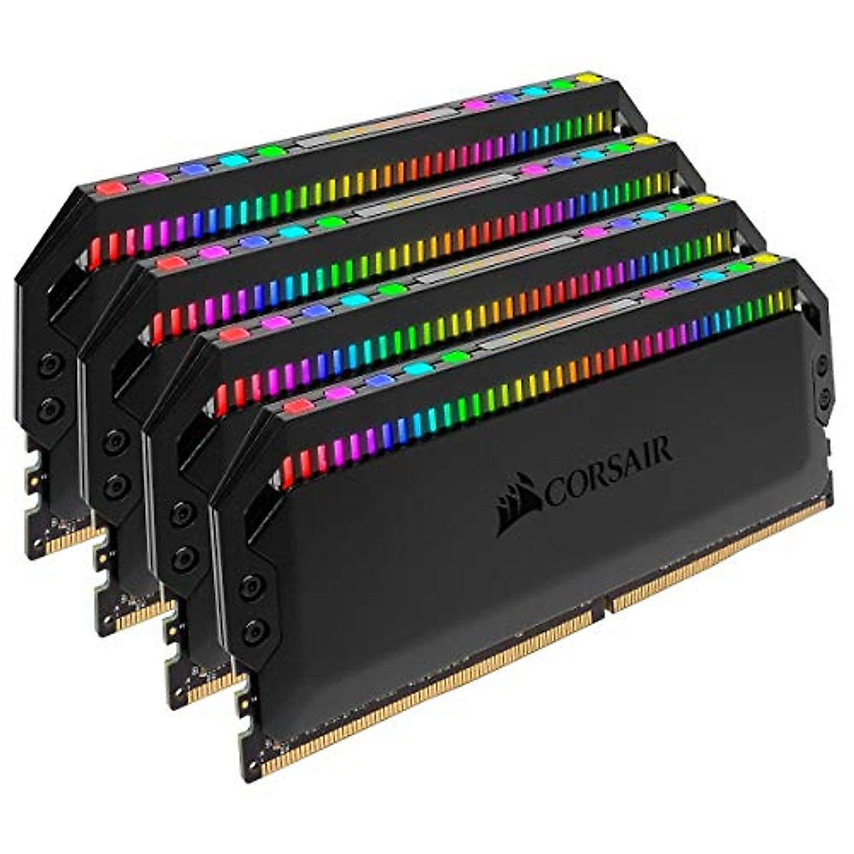 Corsair Dominator Platinum RGB 128GB (4x32GB) DDR4 3200 (PC4-25600) C16 1.35V Desktop Memory - Black