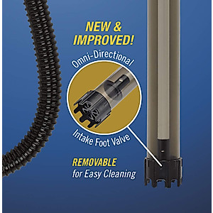 Underhill Siphon Suction Water Pump with Hand Manual Plunger 36" Length with 72" Outlet Hose, For Irrigation, Sprinkler, Fluid Transfer, Super High Capacity Water Removal, Big Gulp Pro, A-G3672CK