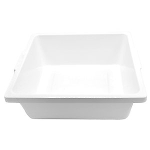 EISCO Utility Tray - Polypropylene Plastic - 14.5 x 13.5 x 5 Inches