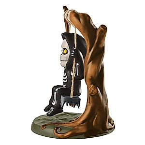 Spirit Halloween Lil Skelly Bones Mini Collectible Statue Collectible | Miniature Skeleton Figure | Halloween Decorations | Polyresin Figurine