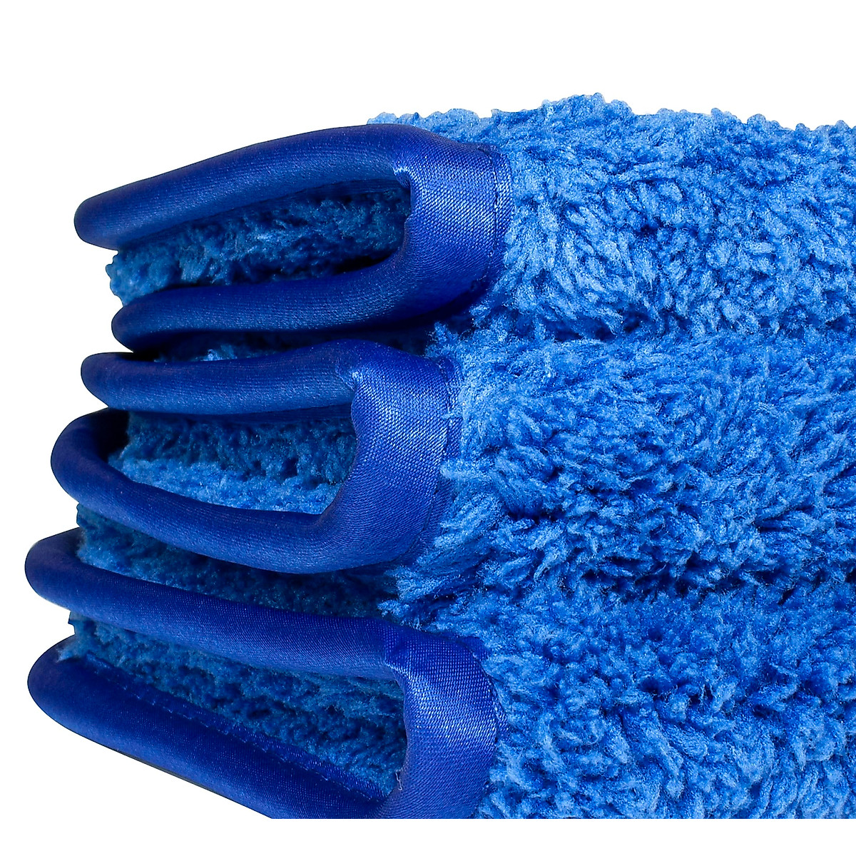 Eurow Double Density Microfiber Soft Fluffy Absorbent Shag Towels Scratchless Cleaning Drying Detailing 700GSM 12 X 16 Inches 10 Pack