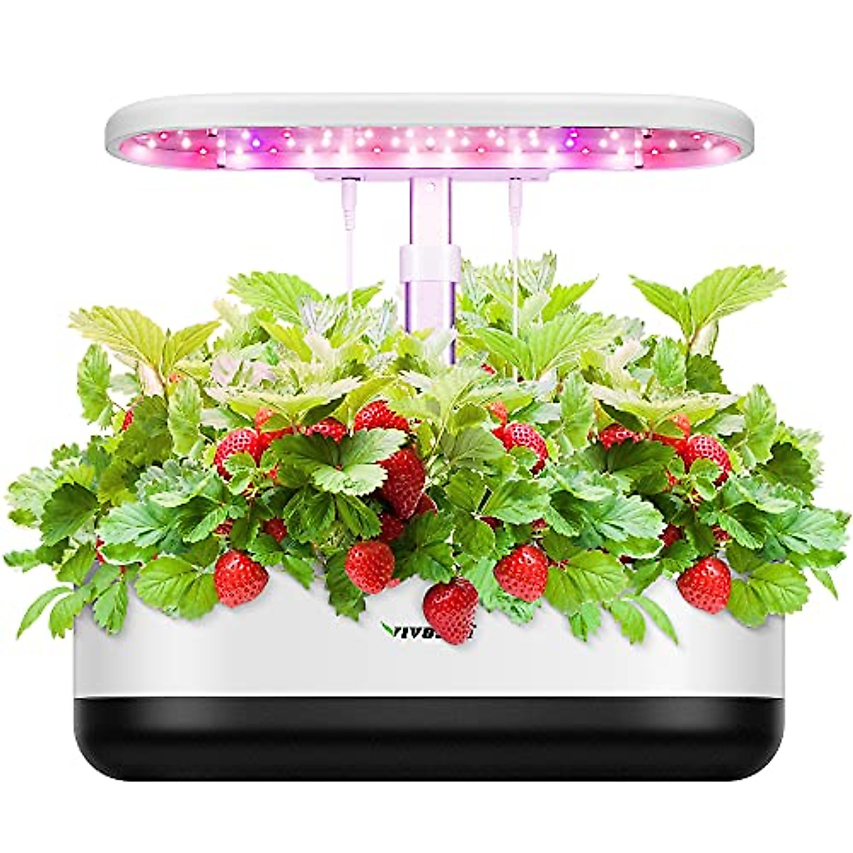 VIVOSUN Hydroponics Growing System, 10 Pods Smart Indoor Herb Garden Kit with Grow Light, 18.5" Height Adjustable Indoor Hydroponic Garden for Fruits, Flower & Vegetables