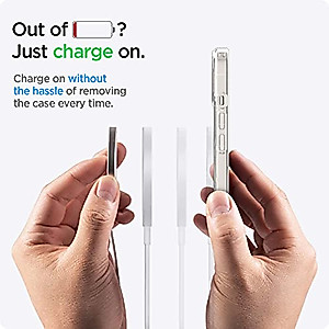 Spigen Ultra Hybrid Mag (MagFit) Compatible with MagSafe Designed for iPhone 13 Case (2020) - White