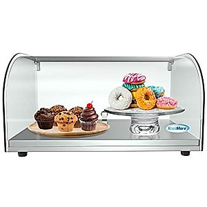 KoolMore DC-1C Bakery Display Case, 0.88 Cu. Ft - 1 Shelves, Clear