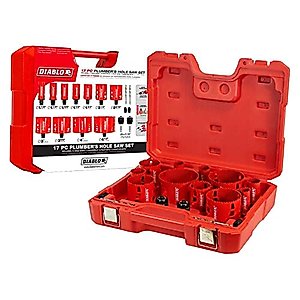 Freud DHS17SPL Bi-Metal Plumbing Set (17 Piece)