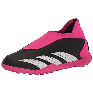 adidas Accuracy.3 Turf Black/White/Team Shock Pink (Laceless) 12
