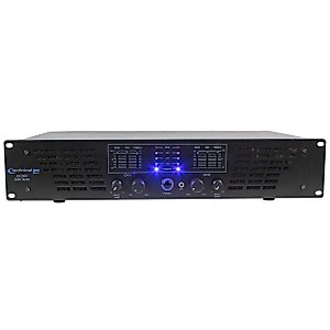 Technical Pro AX AMPLIFIER SERIES AX3000 3000 Watts Peak Power 2U Professional 2 Channel Power Amplifier, Black