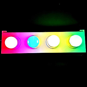 IEasⓄn _Home Kitchen, LED Light-AC 220V 5W E27 RGB LED Colorful Lantern Light Bulb (Green)