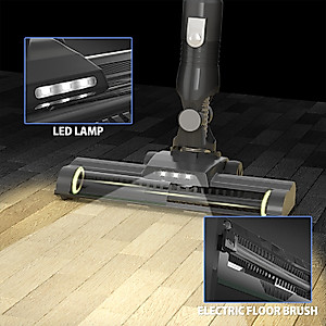 EFAN Cordless Vacuum Cleaner, 6 in 1 Stick Vacuum Cleaners for Home Carpet Hardwood Floor, Wireless Household Vaccum with HEPA Filtration, 16Kpa Powerful Suction, Up to 30mins Runtime, LED Headlight