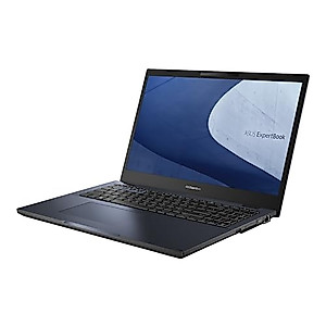 ASUS ExpertBook B2 Business Laptop (15.6" FHD, Anti-Glare, Intel 12-core i7-1260P, 64GB RAM, 2TB SSD) Backlit, Fingerprint, Thunderbolt 4, Wi-Fi 6E, 3-Year Warranty, IST Cable, Win 11 Pro, Black