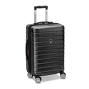 DELSEY Paris Jessica Hardside Expandable Luggage with Spinner Wheels (Black, Carry-On 21-Inch)