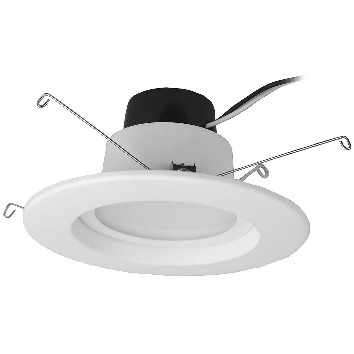 TCP (Case of 2) Elite 14W 5-6 Inch Recessed Downlight Retrofit Trim Kit in Warm White (85w Replacement, 3000K, E26 Base, Circle Shape, LED14DR5630K)