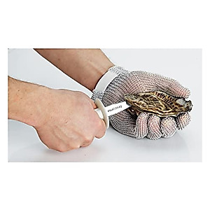 Tescoma 421080 Presto Seafood Oyster Opener, Stainless Steel, Pearl White