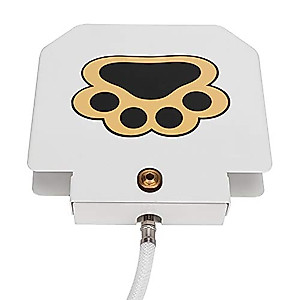Dog Water Fountain Step On Toy,Easy Paw Petal Activated Dog Steps Eco-Friendly Pet Water Fountain Drinking Pet Dispenser Dog Water Sprinkler,Automatic Water Dog Fountain for Big/Small Dogs