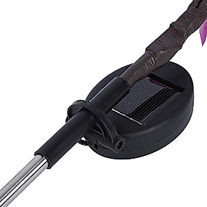 Asixxsix Solar Pathway Light, 2Pcs/Set Elegant LED Garden Light, Delicate for Wedding Festival Decor Outdoor Home Garden Courtyard Lawn Decoration