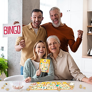 Bible Bingo Game for Kids Adults Christian Sunday Church Game Bible Activities 24 Bingo Cards Sets for Family Open Day Vacation Bible School Decorations, Easter Gifts, Holiday Party Favors Supplies