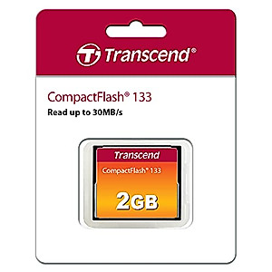 Transcend 2 GB 133x CompactFlash Memory Card TS2GCF133