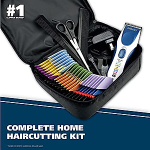 Wahl Color Pro Cordless Rechargeable Hair Clipper & Trimmer – Easy Color-Coded Guide Combs - for Men, Women, & Children – Model 9649P