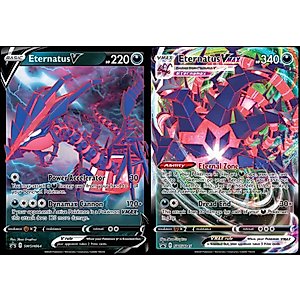 Eternatus V & Vmax - SWSH045 & SWSH064 - Pokemon Card Lot - Foil